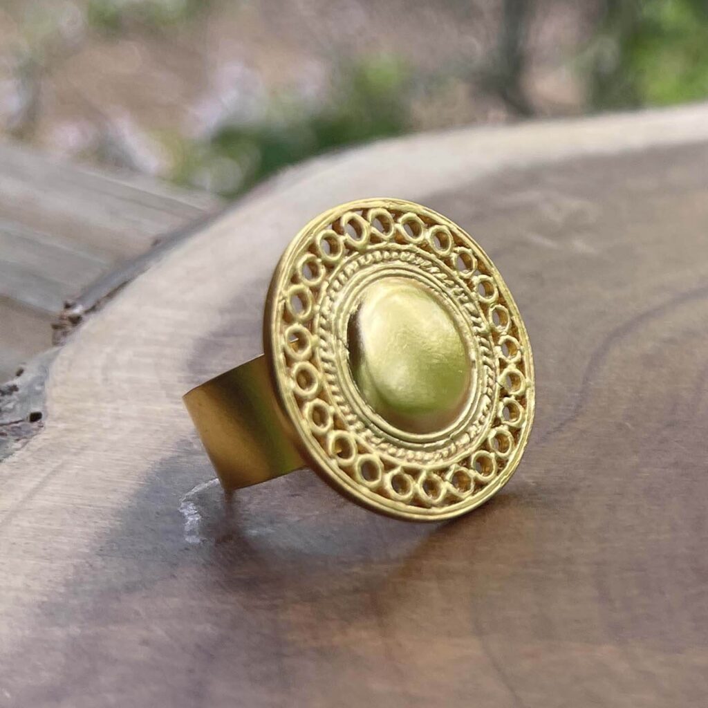 Muisca ring - Atteza Handmade Colombian Jewelry